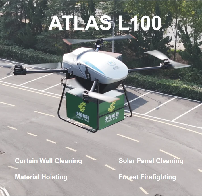 Autonomous Commercial Drone for Stadium Roof Cleaning Long Flight Time ...