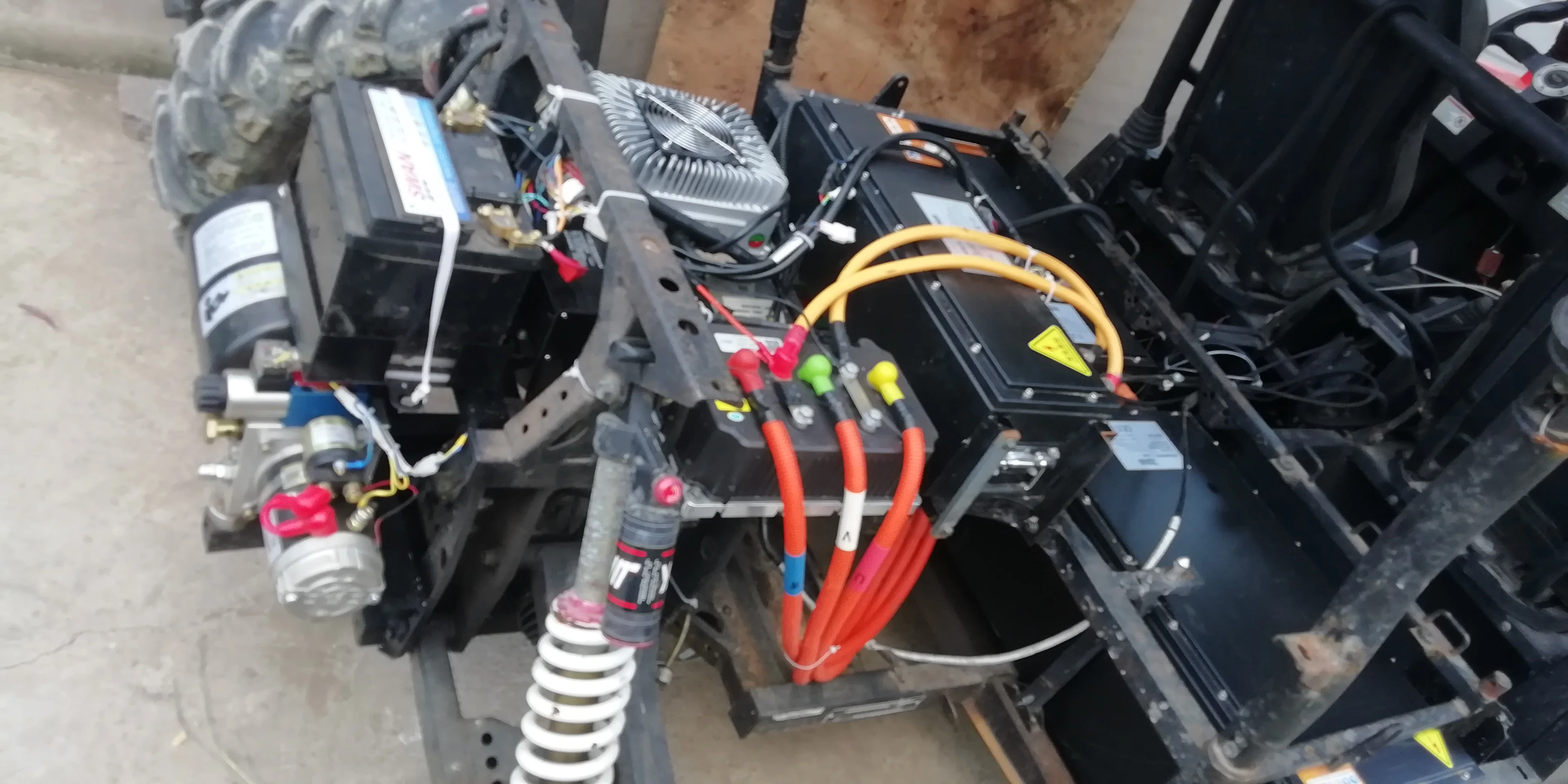 15kw Electric Motor Driving Conversion Kit for 4WD Hisun 1000cc UTV Chassis