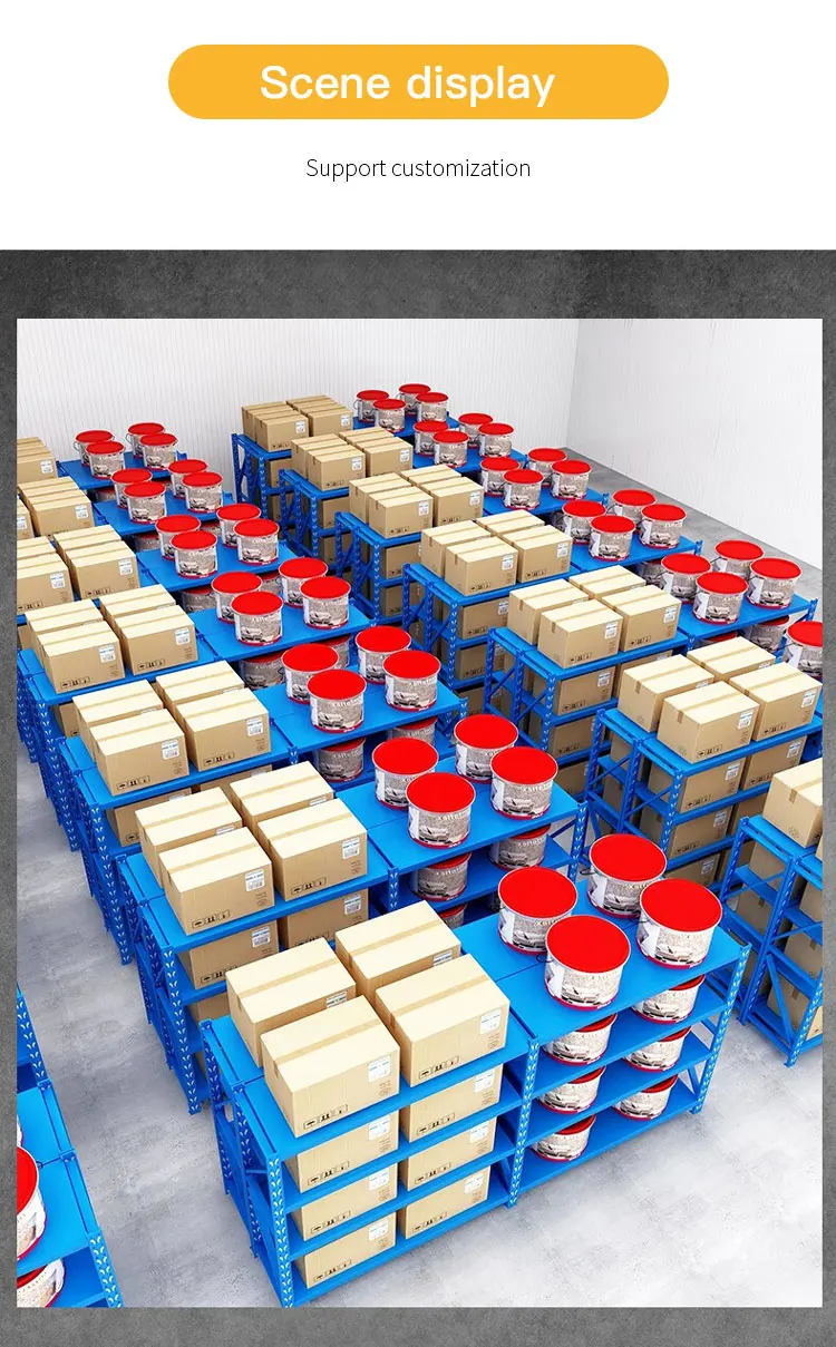 Industrial Warehouse 300kg Capacity Steel Longspan Light Duty Shelving ...