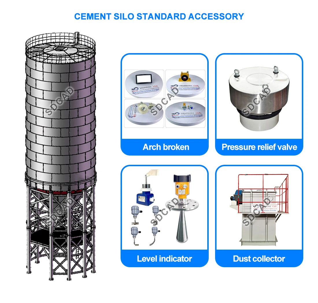 400 Ton Cement Silo for Sale - Durable & Efficient Storage