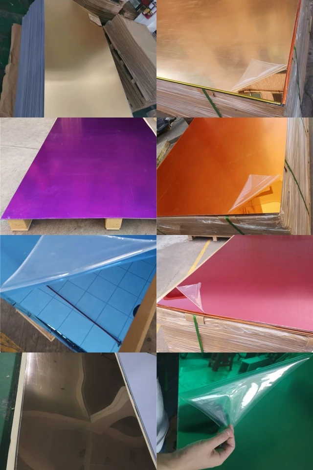 Reflective Mirror Finished Plastic Sheet - Flexible & Durable