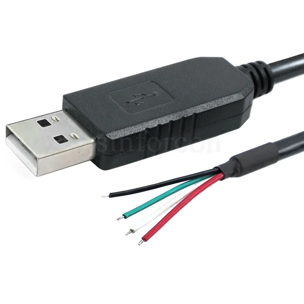 UART TTL 3V3 WE 와이어 엔드 4 RJ11 RJ12 RJ45 RJ25 모듈러 플러그 케이블에 USB를 FT-230X ...
