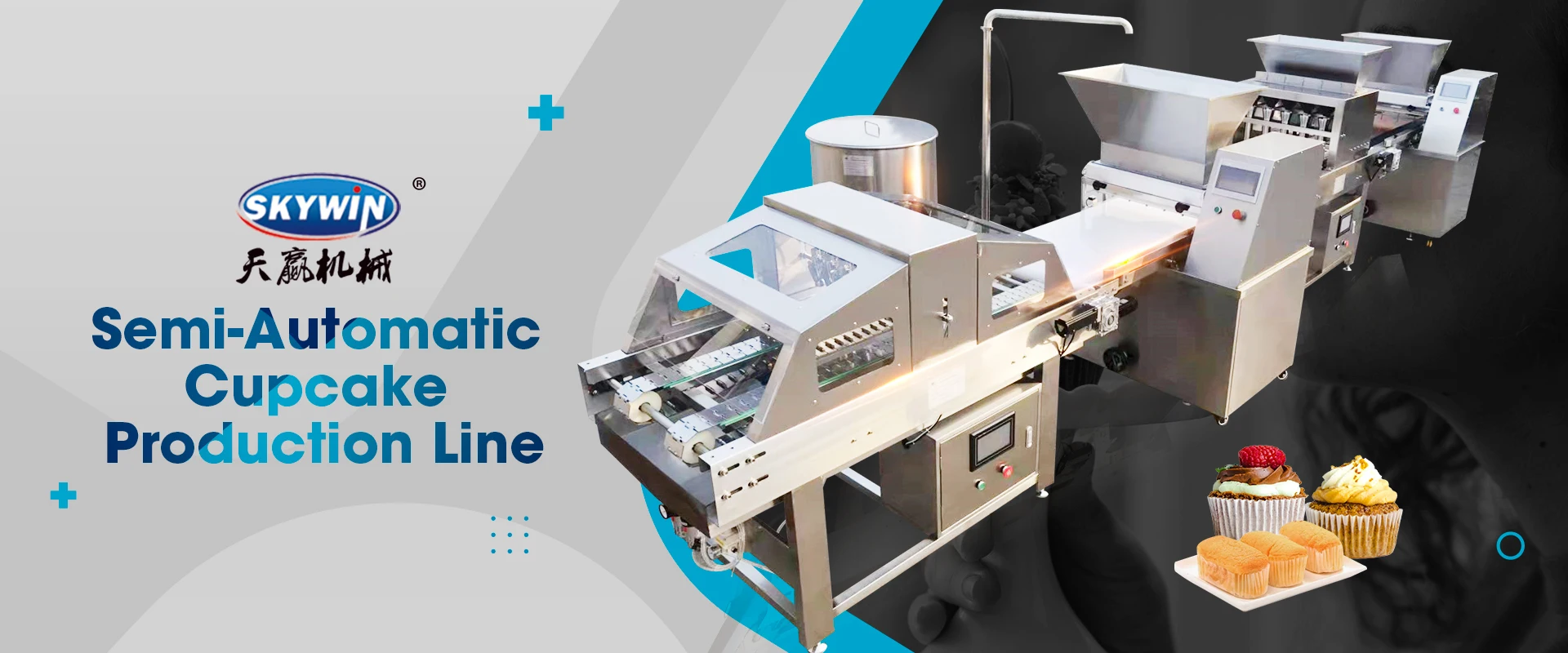 China Factory Automatic Cupcake Making Machine Production Line - Buy ...