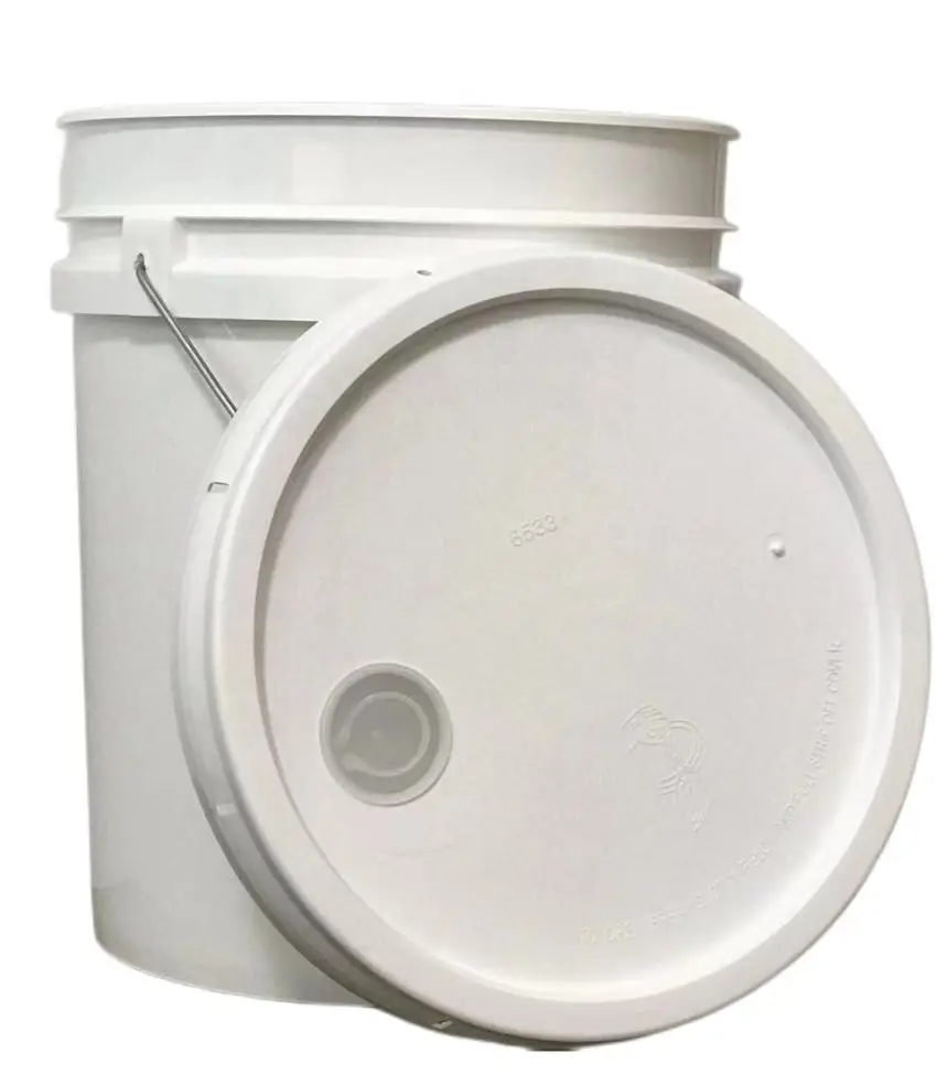 5 Gallon 20liters Paint Buckets With Tear-band &tint Plug Lid Empty ...