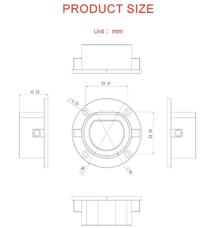 Type 2 Evse Iec 62196 2 Connector Type 2 Plug Ev Charger Holder Wall Mount Bracket Hook Buy