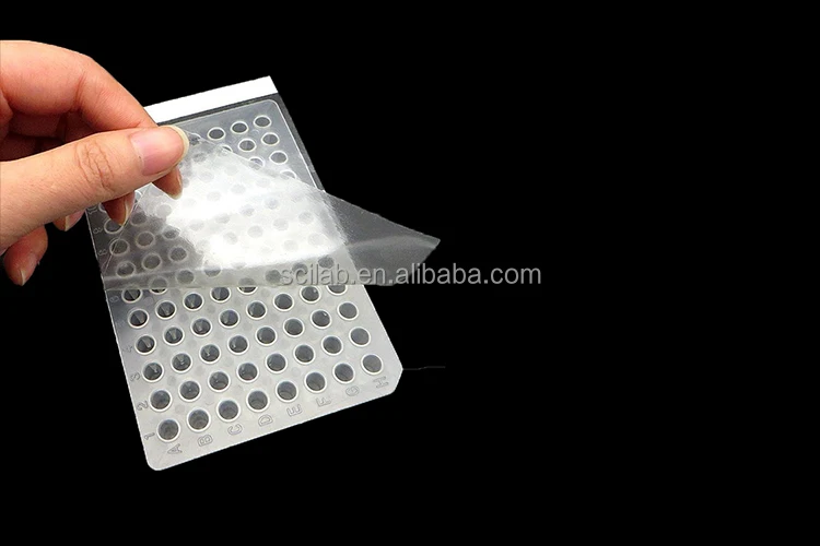Transparent Microplate Seal Real Time Pcr Qpcr Plate Seals Adhesive Lab ...