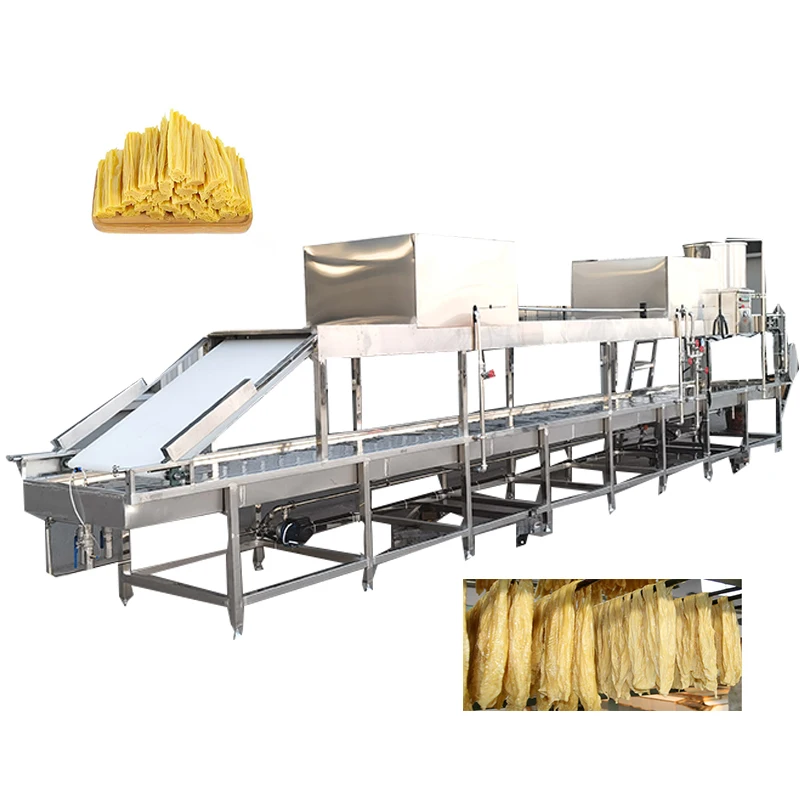 Factory Supply Dried Bean Curd Sheet Making Machine Yuba Tofu Skin Production Line Bean Curd ...