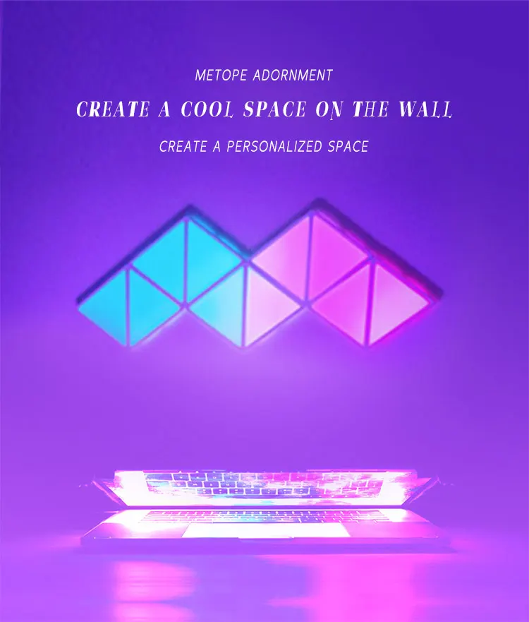 Smart Triangle Lights Panels - Quantum Modular Hexagonal LED