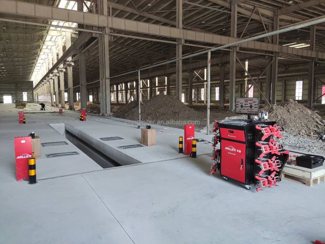 MILLER Truck/bus/trailer Wheel Alignment Machine with CE