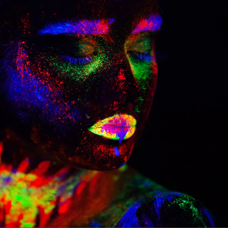 365nm UV Invisible Security Pigment Powder Red Blue Yellow Green ...