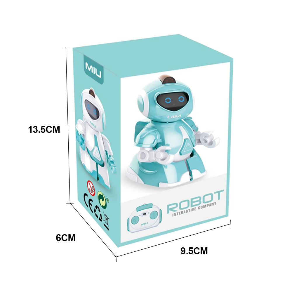 Mini Rc Robot Toy For Miniature Intelligent With Shaking Head & Walking ...