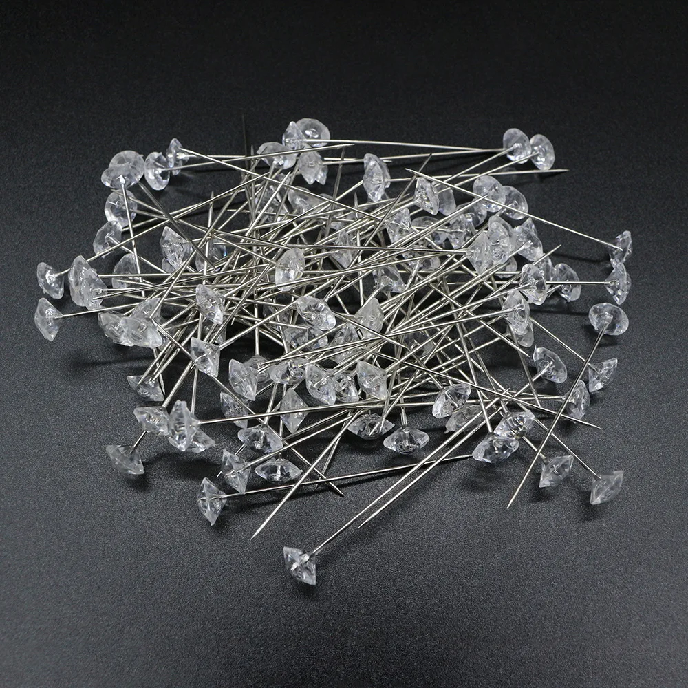 Wholesale Fall in Color Decorative Diamond Pins for Weddings