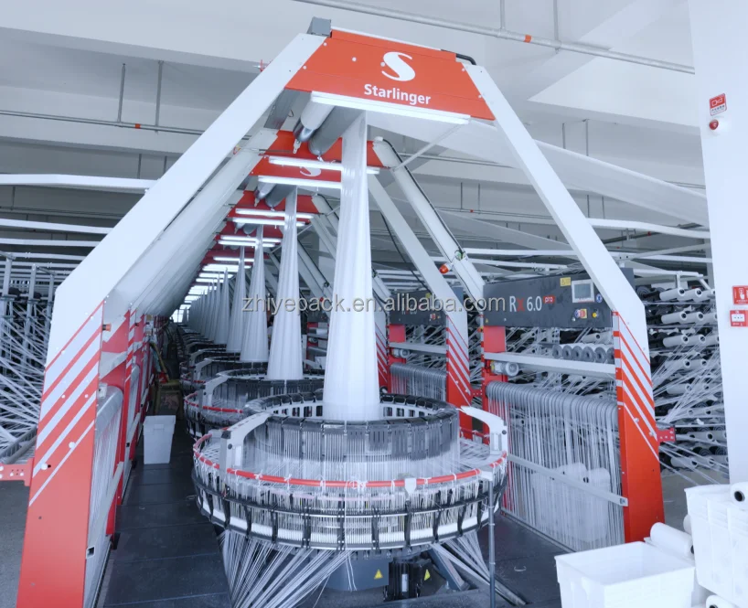 Plastic Woven Tube Cloth Wholesale Color Printing Semi-finished ...