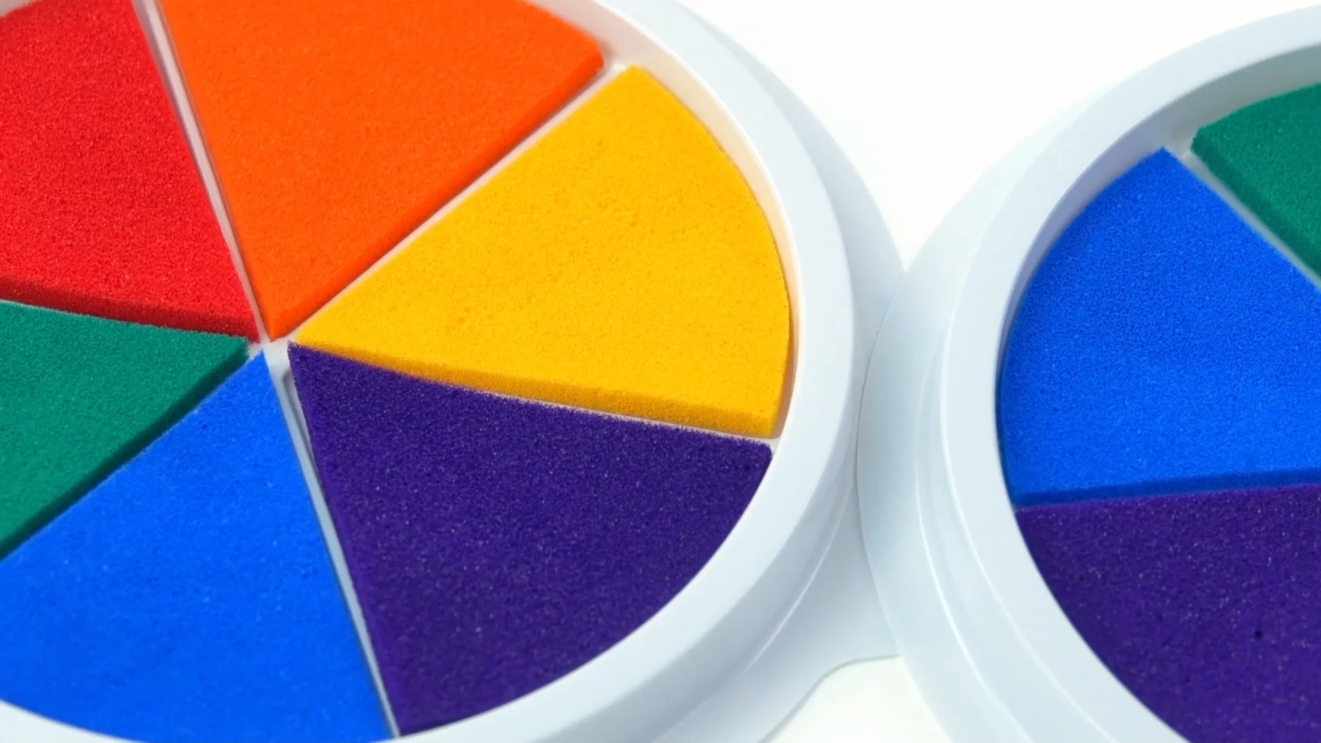 Khy Rainbow Diy Fingerprint Ink Pad Stamps Partner Washable Color ...