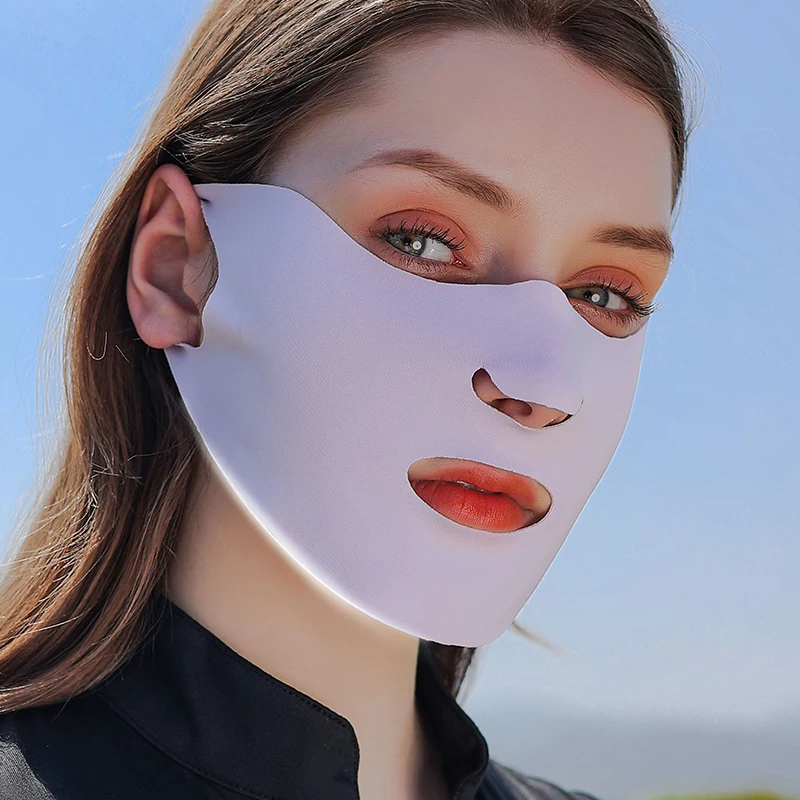 GOLOVEJOY Sunscreen Ice Silk Uv Breathable Summer Thin Maskes Eye ...