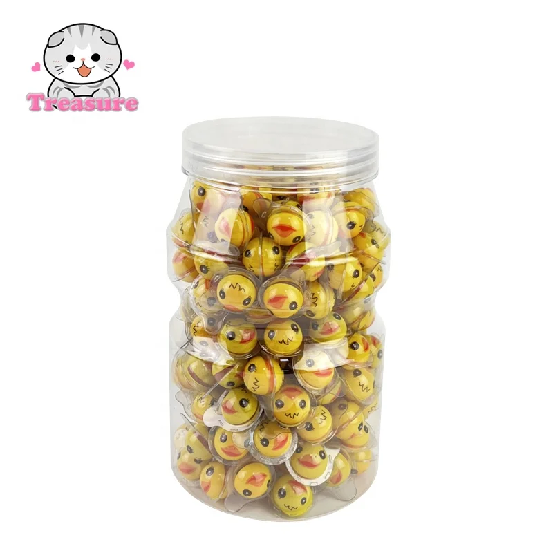 Mini yellow duck bubble gum ball Shape Bubble Gum Ball Chewing Gum ...