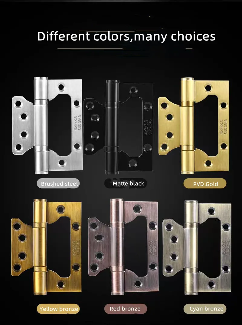 Stainless Steel Heavy Duty Ball Bearing Butterfly Folding Wooden Door ...