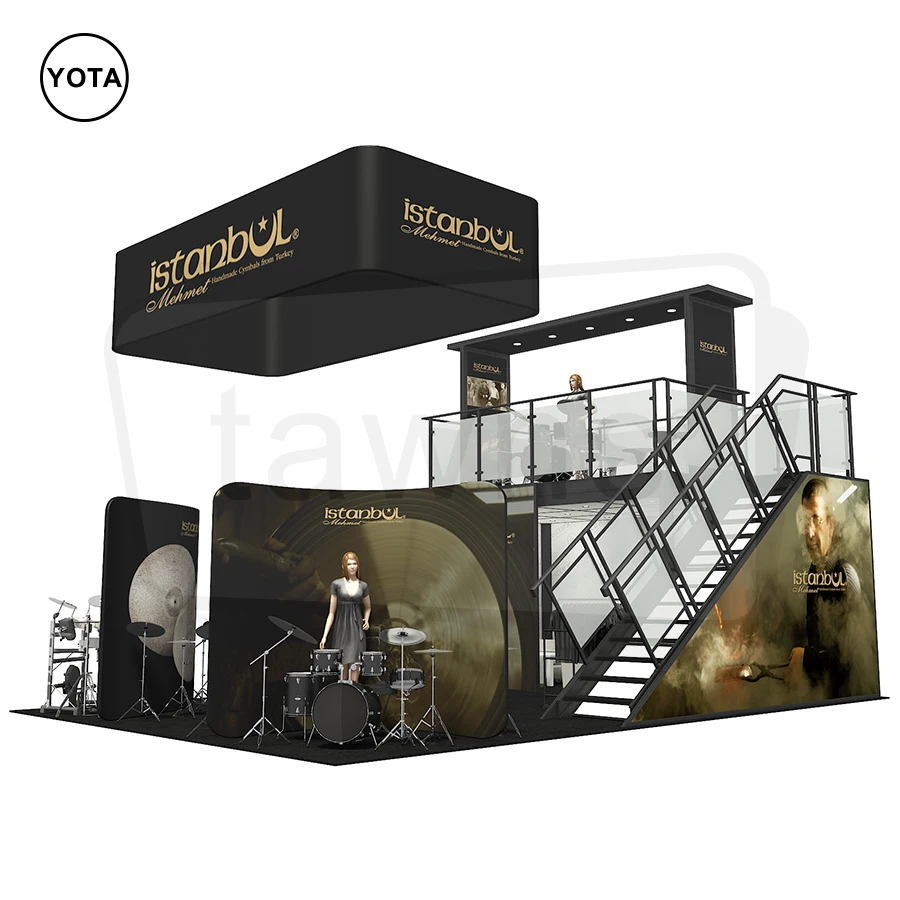 Tawns 6x9 Portable Reusable Fabric Trade Show Display Stand Modular ...