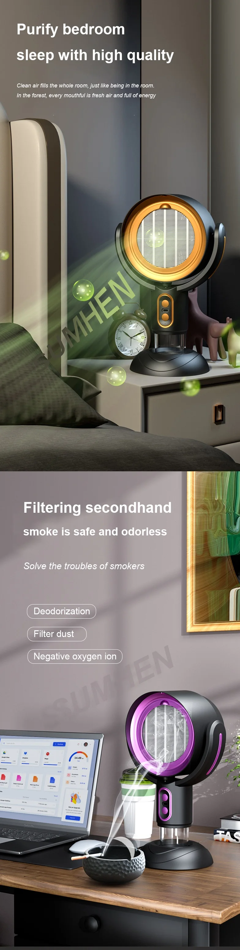 Desktop Range Hood Mini Kitchen Hood Usb Rechargeable Kuchenny Portable ...