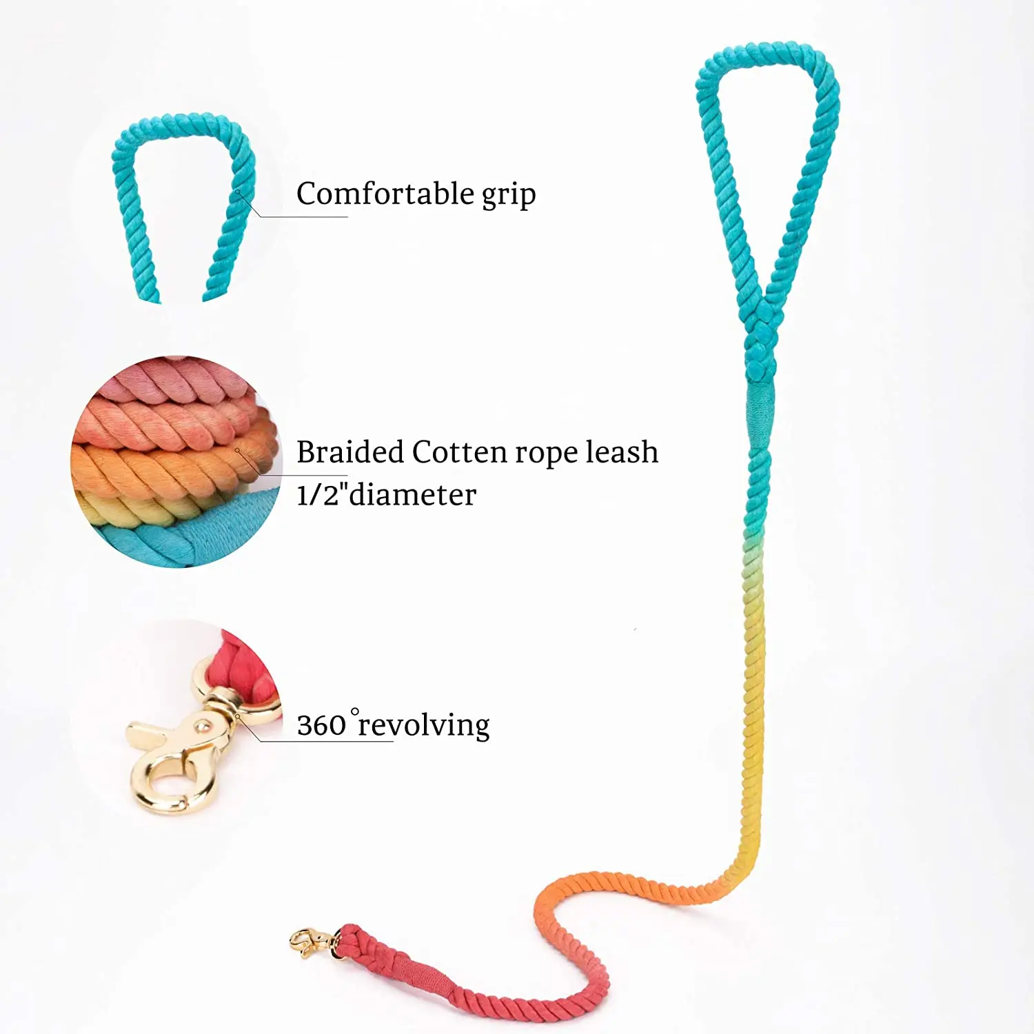Hot Sale Excellent Quality Braided Durable Cotton Macrame Woven Dog ...