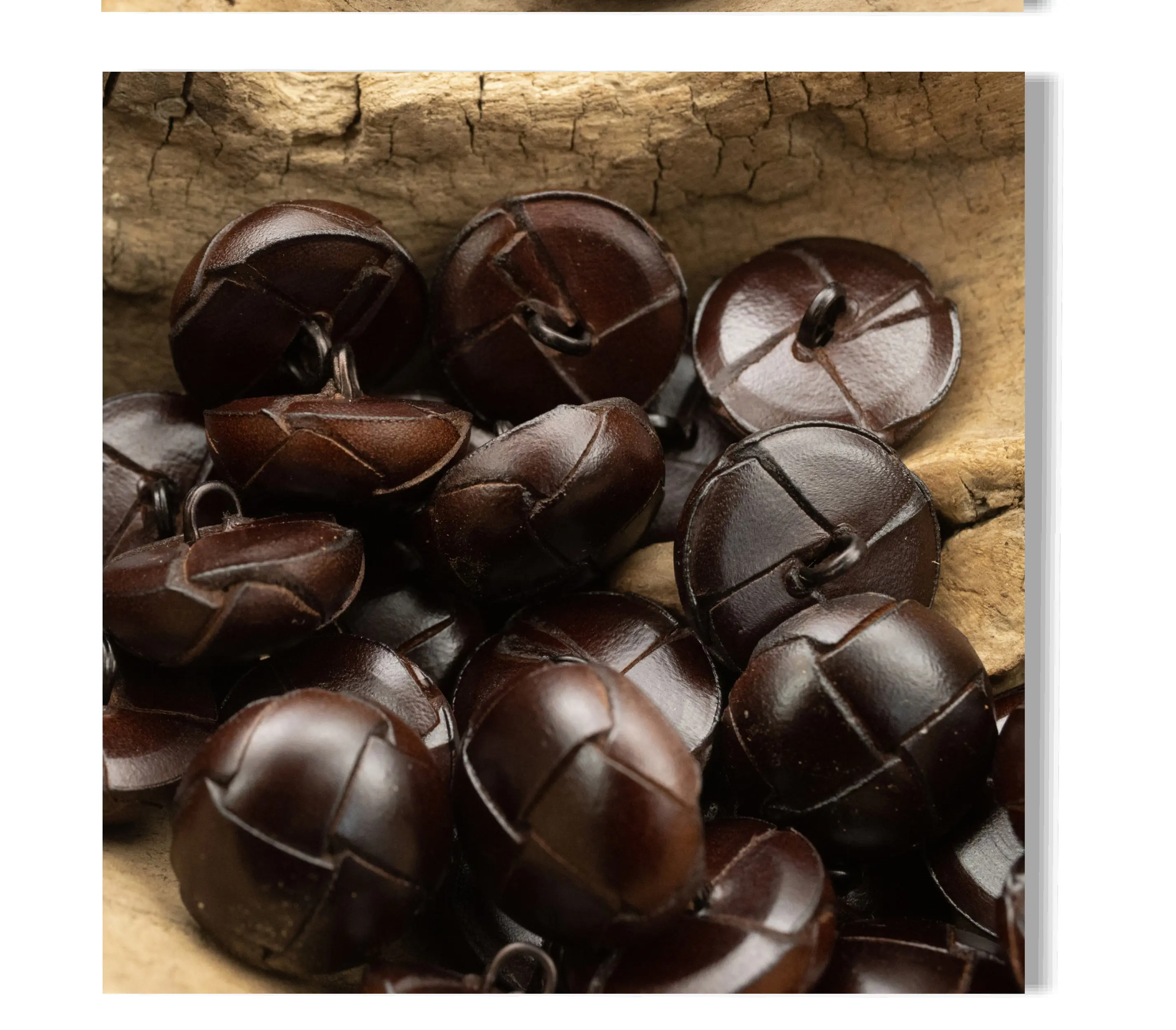 Genuine Leather Button Shank Vintage Brown Real Leather Fur Jacket Coat ...