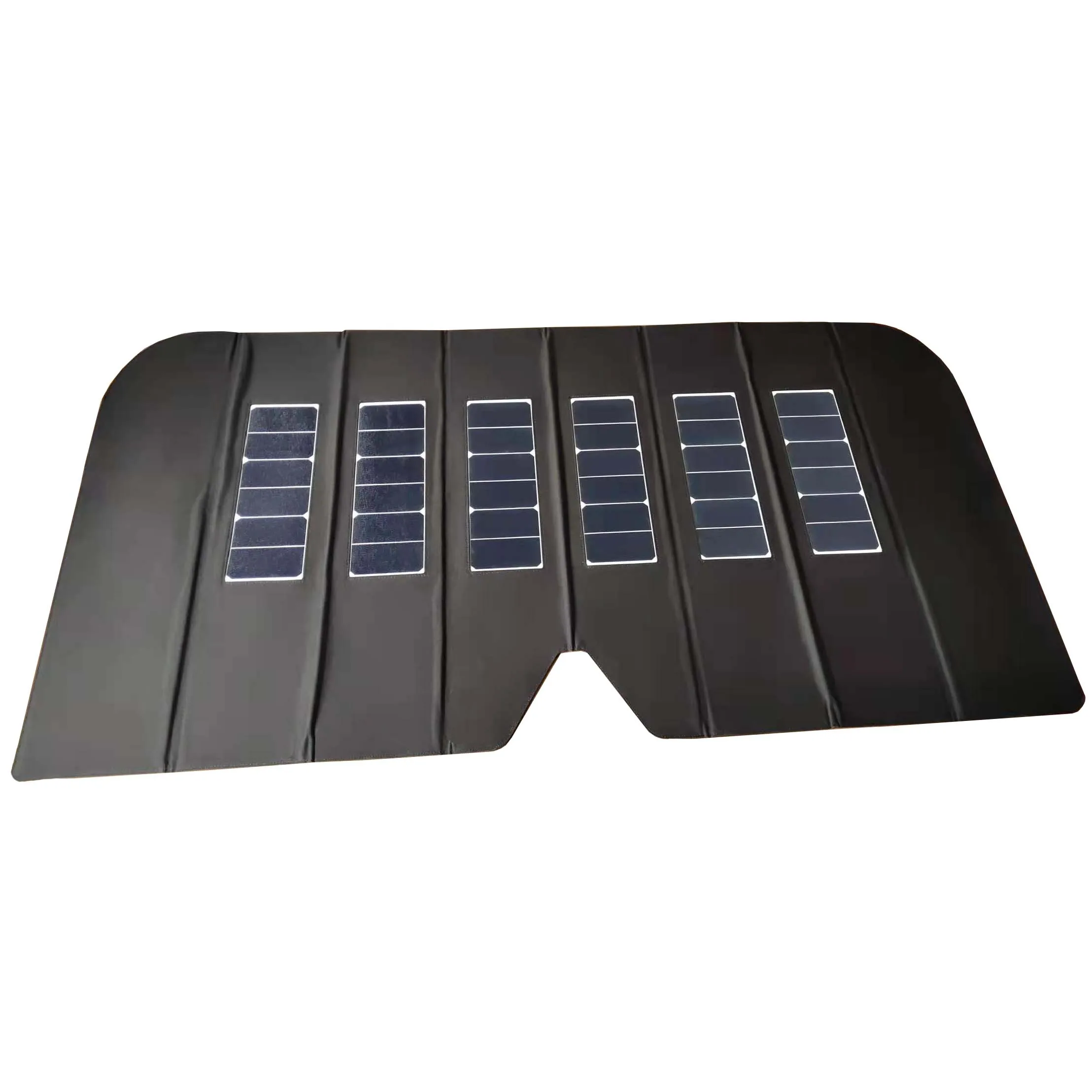 Folding Car Windshield Sun Shade - 60W Portable Solar Panel