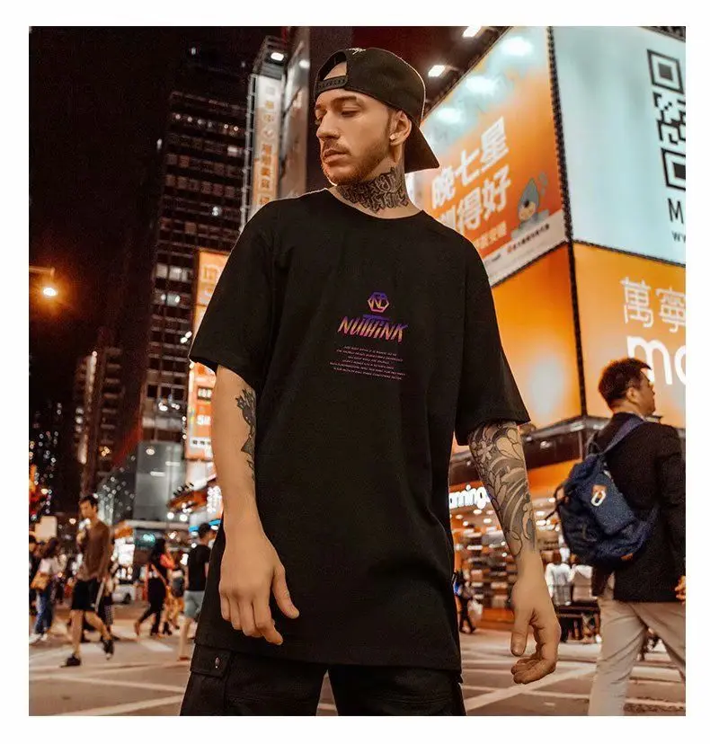 Customised Men Oversized Hip Hop Tshirt Printing Graphic