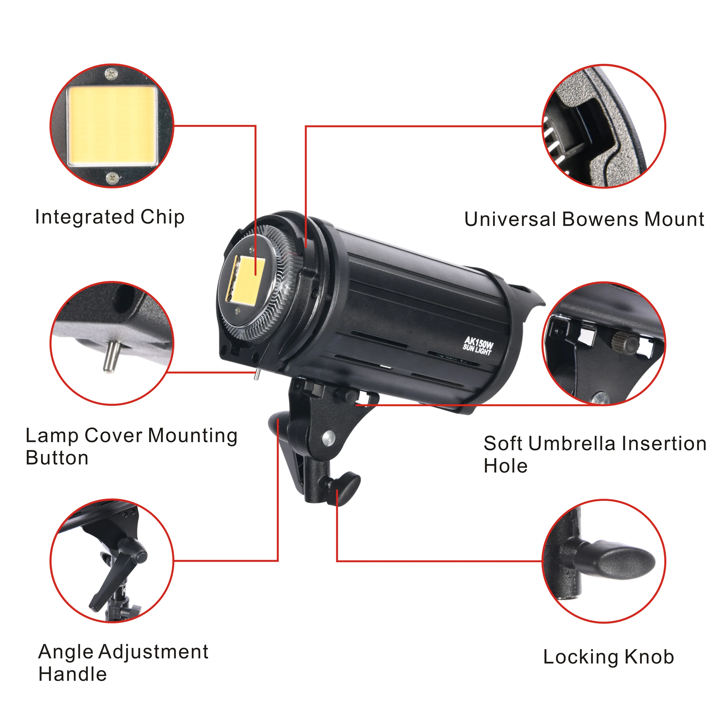 Photo Studio Portable Daylight Lamp Continuous Fluorescent Light For ...