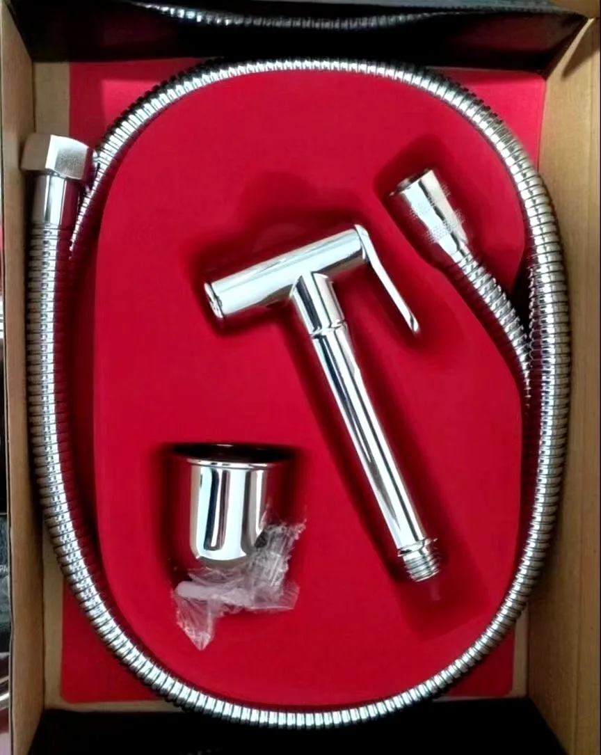 High Quality Stainless Steel Shattaf Set Solid Brass Toilet Hand Held ...