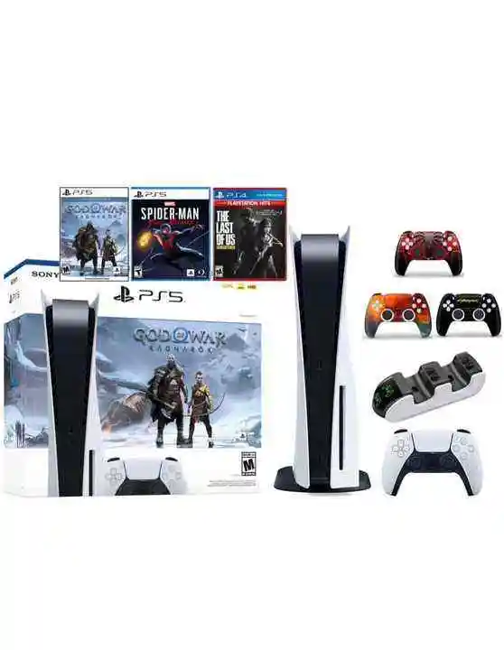 New For-sonys Ps5 Pro 1tb 825gb Game Consoles With 10 Games And Extra ...