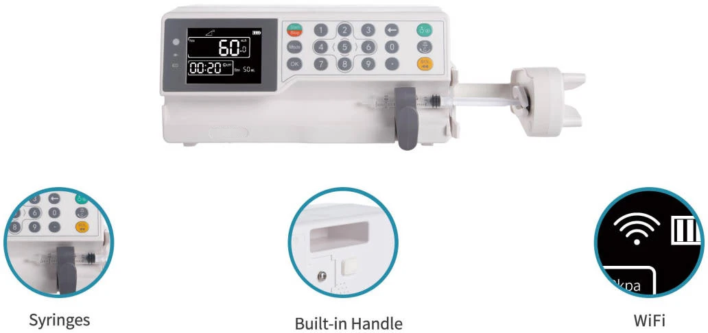 Automatically Programmable Veterinary Syringe Pump Animal Infusion Pump ...
