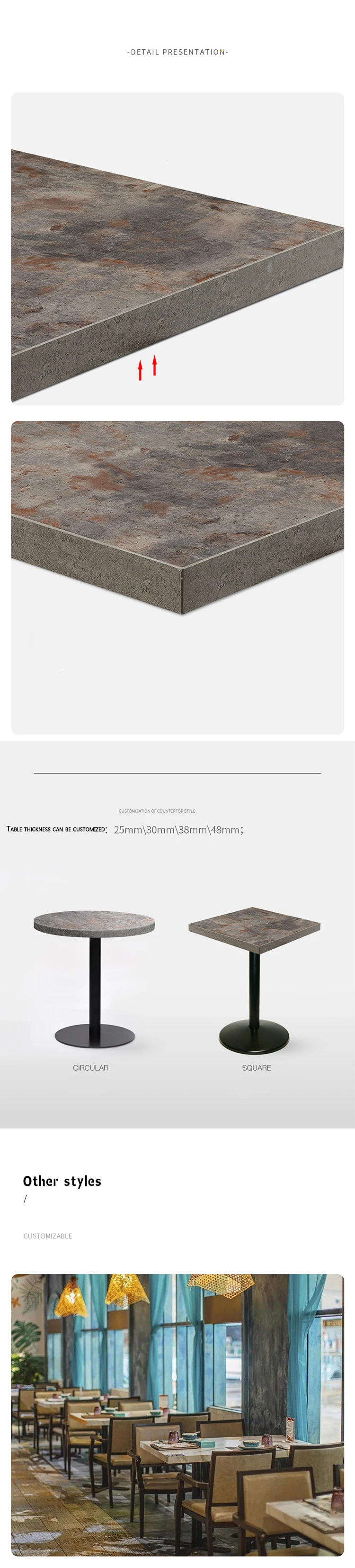 Shop Our Modern Industrial Designs for Restaurant Tables