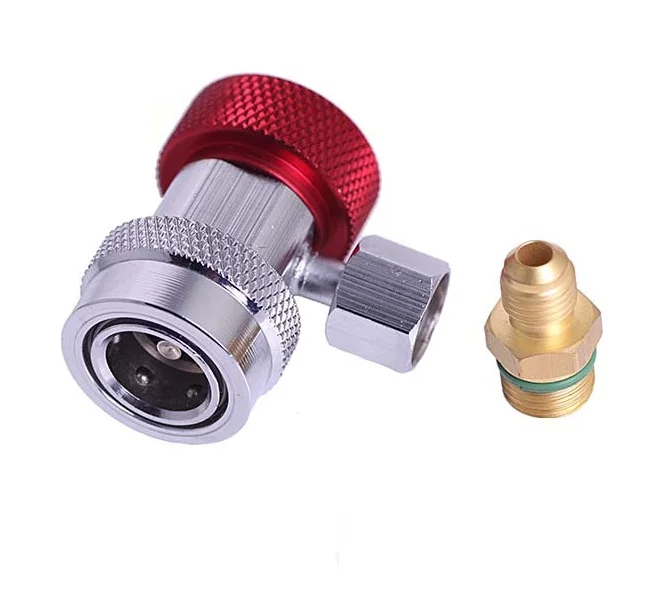 R134a Blue Low Pressure A/C Service Port Adjustable Quick Coupler ...