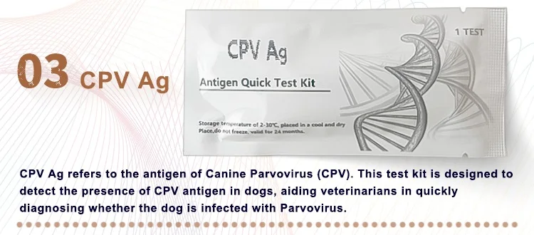 Rapid Diagnostic Test/rapid Canine Parvovirus Ag Cpv Test Device For ...