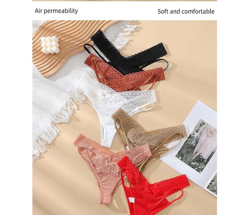 Sexy Underwear Panties Women Lace Underpant Ladies Lingerie Pants Thong 9561