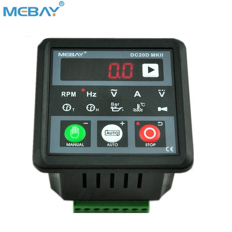 Mebay Auto Start Genset Controller DC20D MKII - Reliable Generator Control