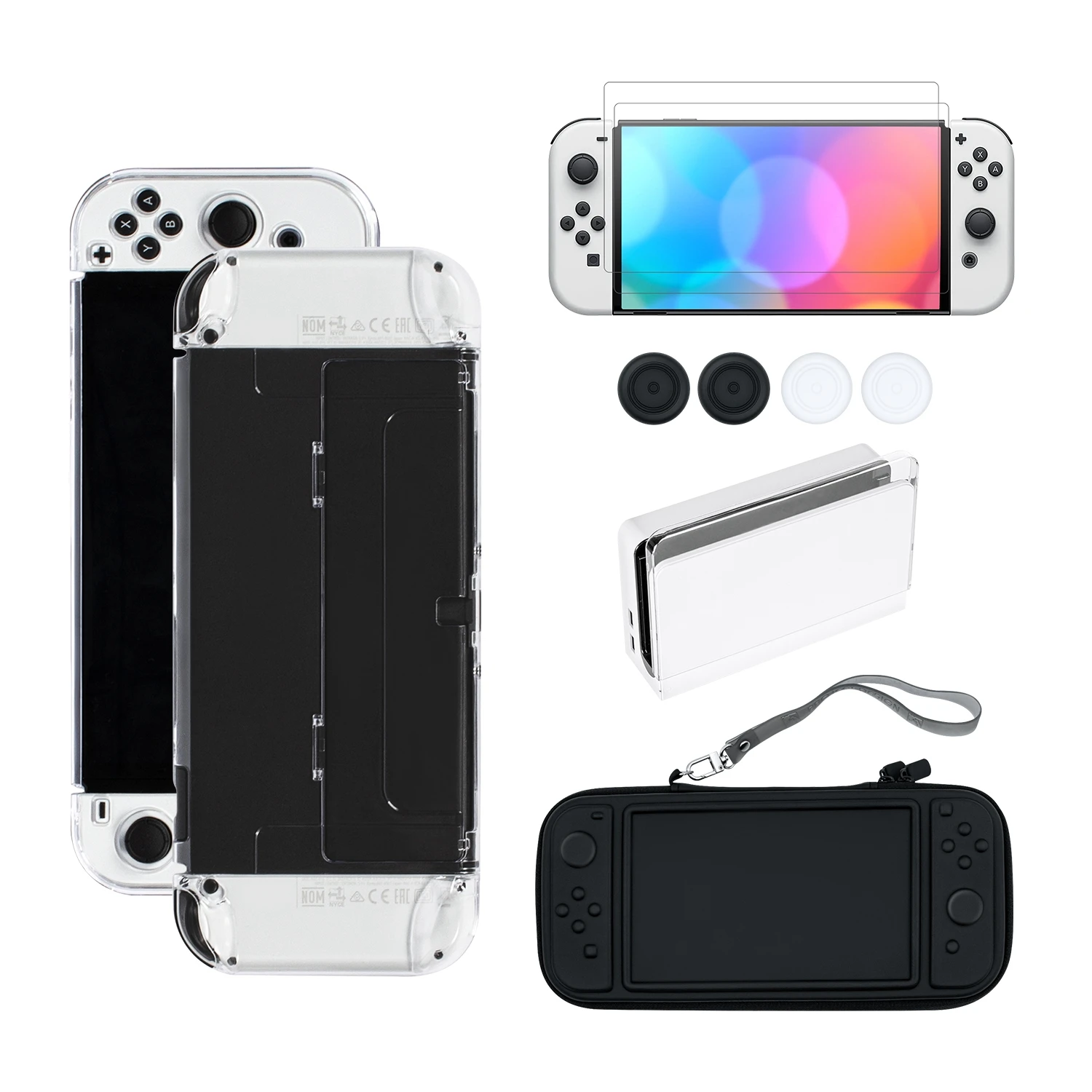 Project Design For Nintendo Switch Oled Storage Bag 5 In 1 With Hard ...