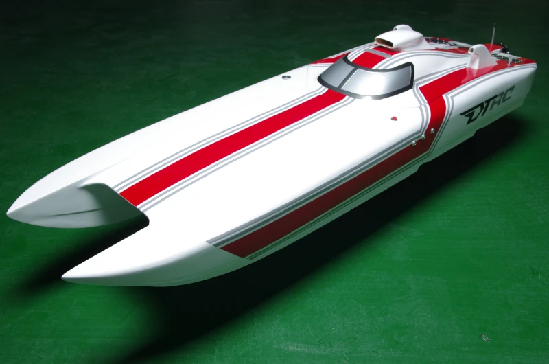 Big Racing Jet Ship Gas Engine 30CC - ARTR Boats DTRC G30E