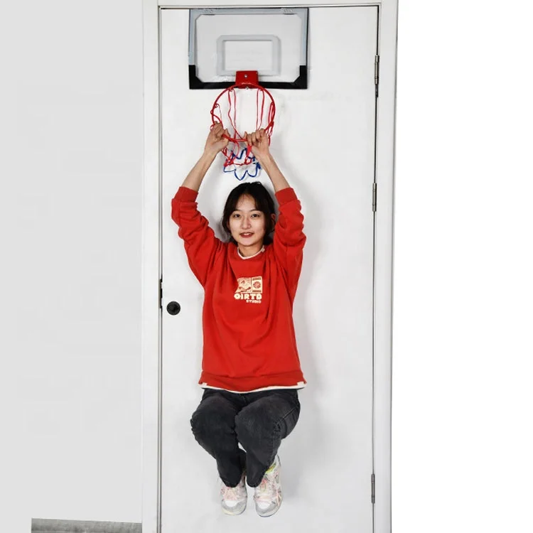 Indoor Mini Portable Children Wall Mounted Basketball Hoop Over The ...