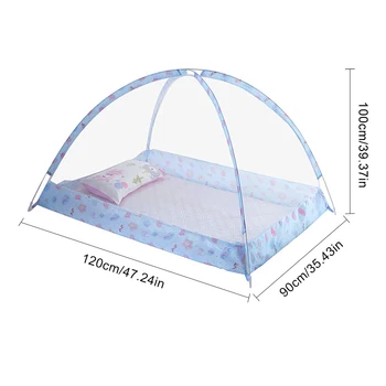 Canopy Crib Bed Tent Netting Travel Blackout Instant Muslin Cover New ...