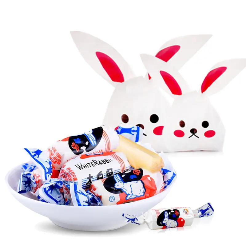 Oem Packing Flavours Big White Rabbit Creamy Milk Toffee Chewy Candy ...