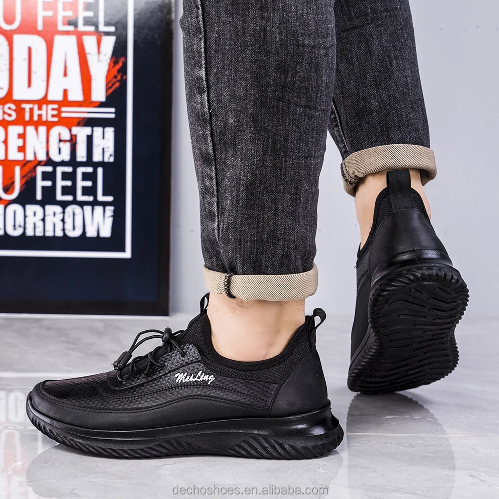 Customized Pu Fabric Sneakers Breathable Customized Boys' Shoes High ...