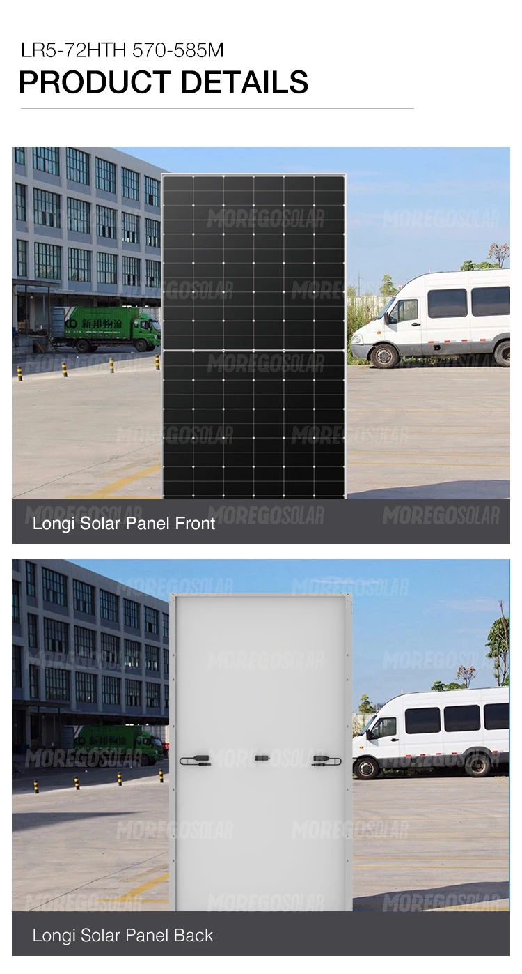 Longi-hi-mo6 Solar Explorer Lr5-hth-575m,580w,575w,570w,Sin Barra ...