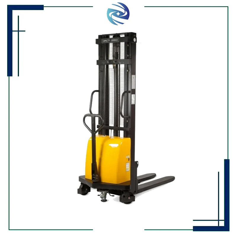 Standing type fully electric pallet stacker walking type electric ...
