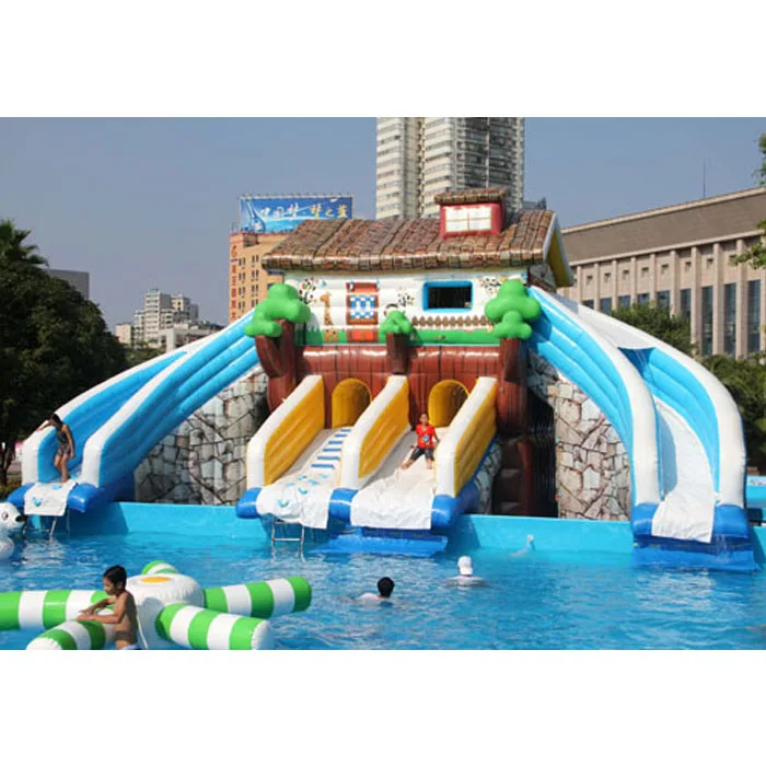 Large-Scale Commercial Water Slide Themed Water Park - Crocodile ...