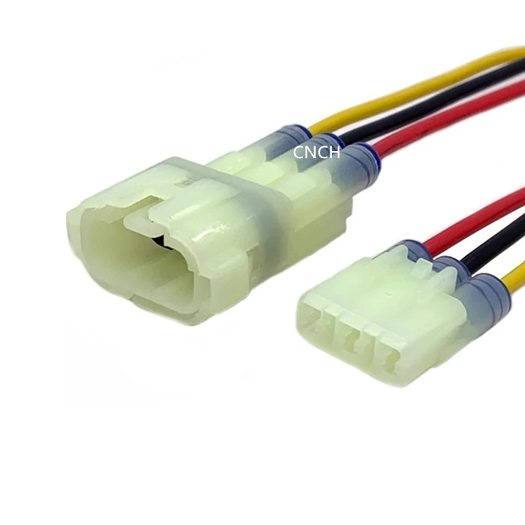 4 Pin Motorcycle Connector Extension HM 090 - CNCH Custom Plugs Wire ...