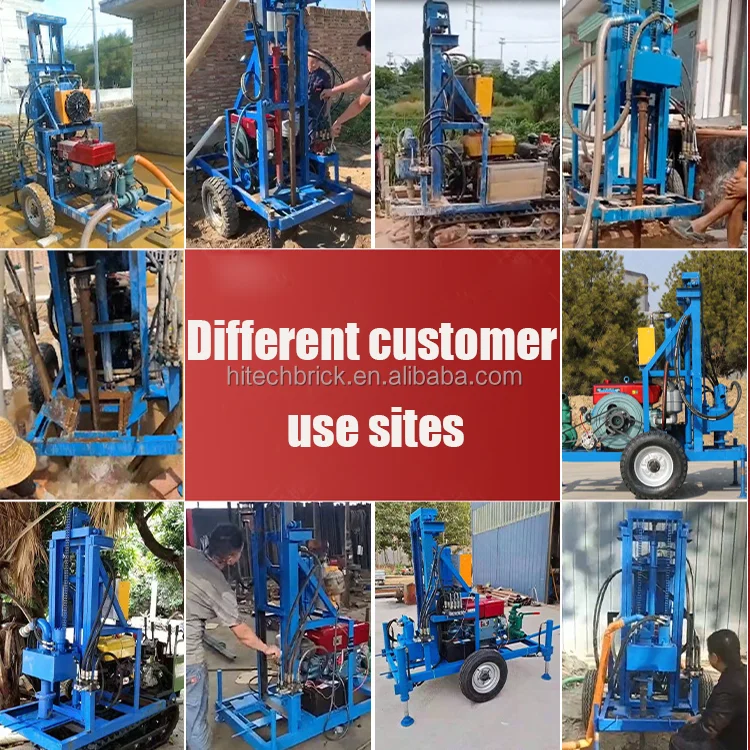 150m Soil Testing Rotary Exploration Rig Sales Trailer Drilling Diamond ...