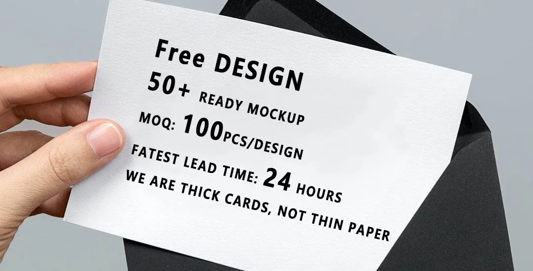 Flyers Printing Service Brochure Black Thank You Cards Premium Gold ...