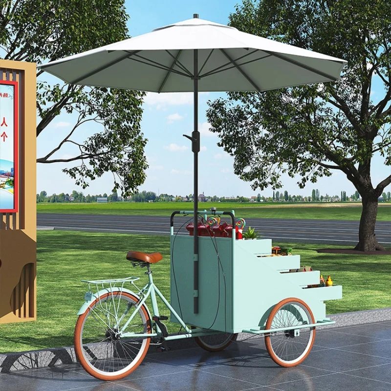 Modern Minimalism Promotional Racks Three-Wheeled Stalls Commercial ...