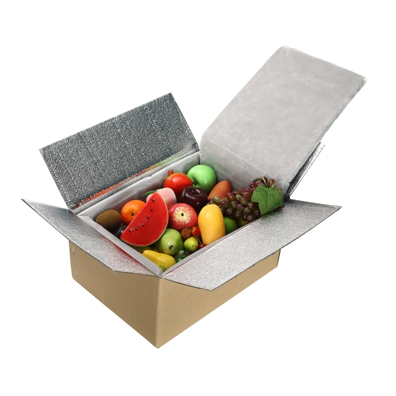 Food Grade Thermal Insulated Box Liners Degradable Chilled Food ...